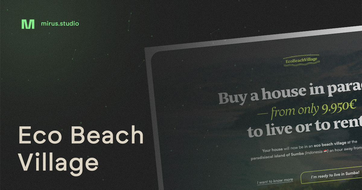 Proyecto: Eco Beach Village | Mirus Studio