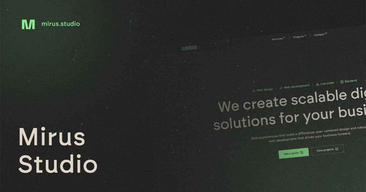 Proyecto: Mirus Studio | Mirus Studio